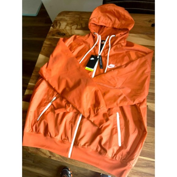 Nike | Jackets & Coats | Nike Orange Lightweight Jacket | Poshmark